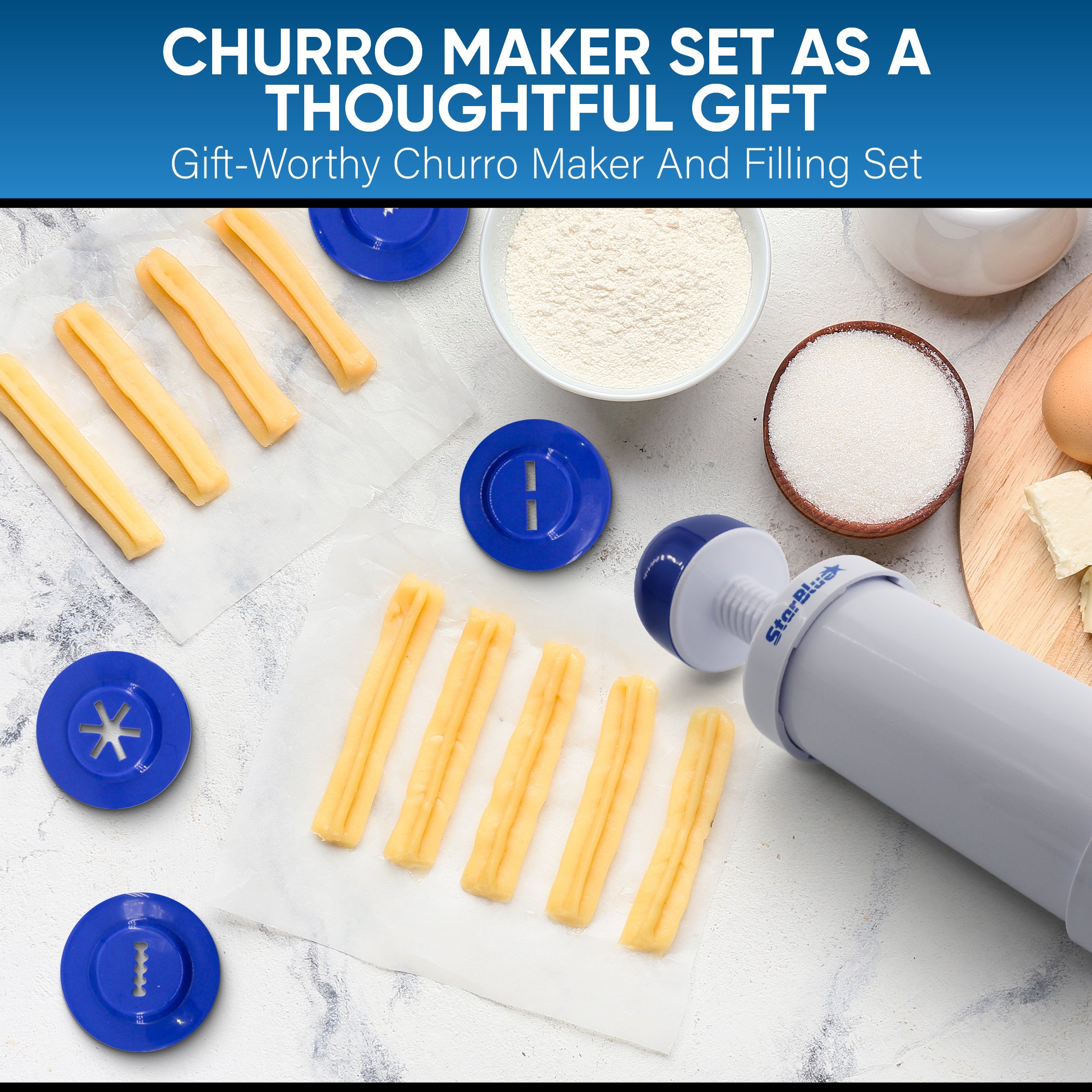 Churrera Churro Maker with Free Recipe e-Book by StarBlue